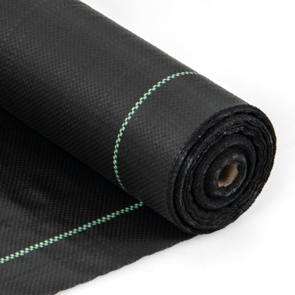Garden Weed Barrier Fabric PP Weed Control Fabric with Guide Line-3.5 ...